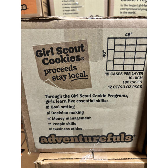 Girl Scouts | Other | Adventurefuls Girl Scout Cookies Case 2 Boxes ...